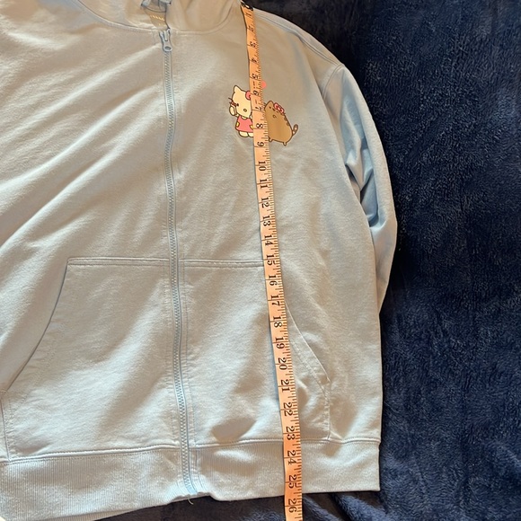Pusheen | Jackets & Coats | Hello Kitty X Pusheen Sanrio Light Blue ...